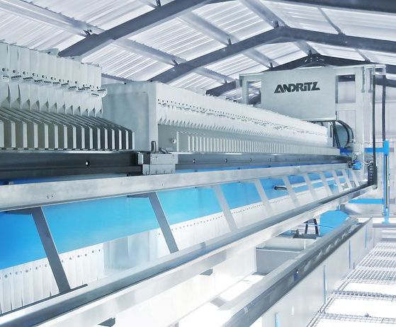 Filter presses sidebar and overhead | Andritz | ESI Enviropro
