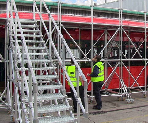 Bespoke mobile access platforms | Kee Safety | ESI Building Design