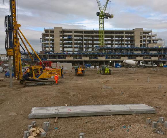 Piling services - driven precast piles | Keller UK | ESI External Works