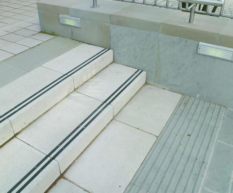 Scoutmoor Yorkstone tactile paving | Marshalls | ESI External Works