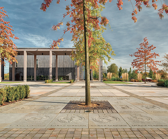 Yorkstone paving - National Memorial Arboretum | Marshalls | ESI ...