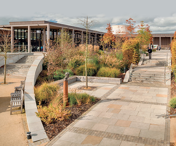 Yorkstone paving - National Memorial Arboretum | Marshalls | ESI ...
