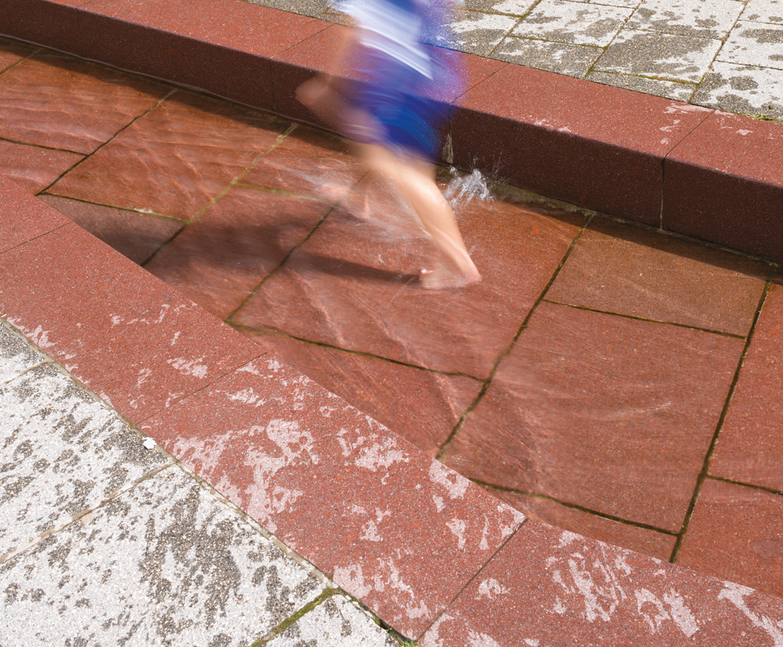 Imperial Red Porphyry for heritage water feature | Marshalls | ESI ...