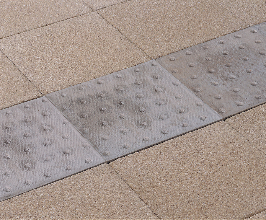 Platform Edge tactile concrete paving | Marshalls | ESI External Works