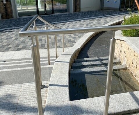 Bespoke step units and illuminated handrails - London | Architectural ...