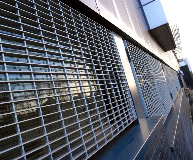 Techdek aluminium open grilles for screens and cladding | Neaco | ESI ...
