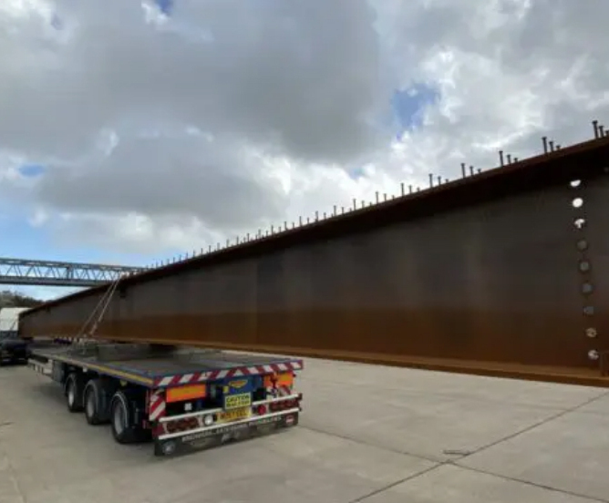Steel beam bridge for new road - Empingham | Nusteel Structures | ESI ...