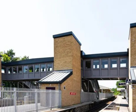 Fully enclosed pedestrian bridges | Nusteel Structures | ESI External Works