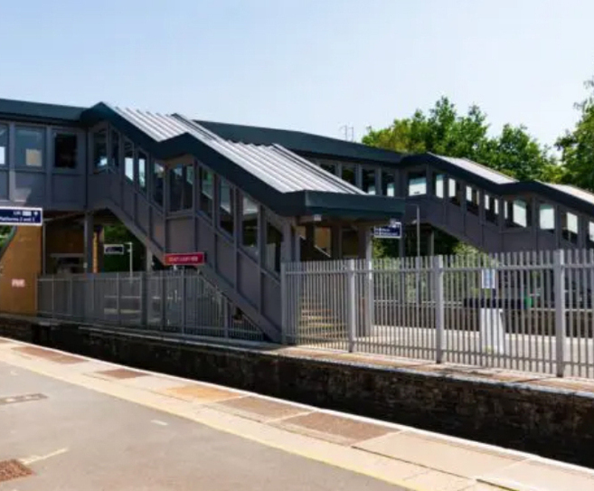 Fully enclosed pedestrian bridges | Nusteel Structures | ESI External Works