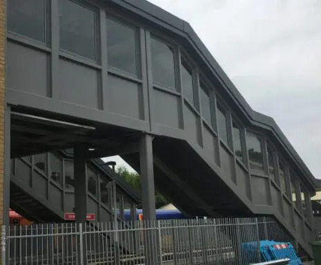 Fully enclosed pedestrian bridges | Nusteel Structures | ESI External Works