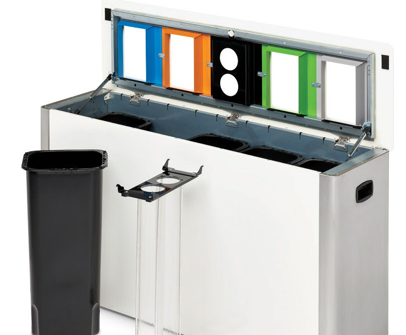 CANTO interior recycling bins | ESE World | ESI Interior Design