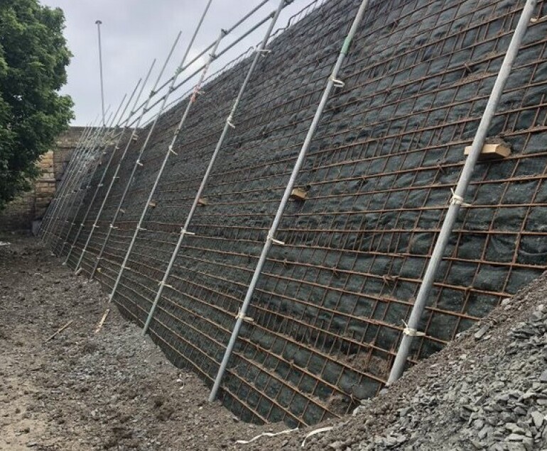 Reinforced soil wall and retaining wall for development | Phi Group ...