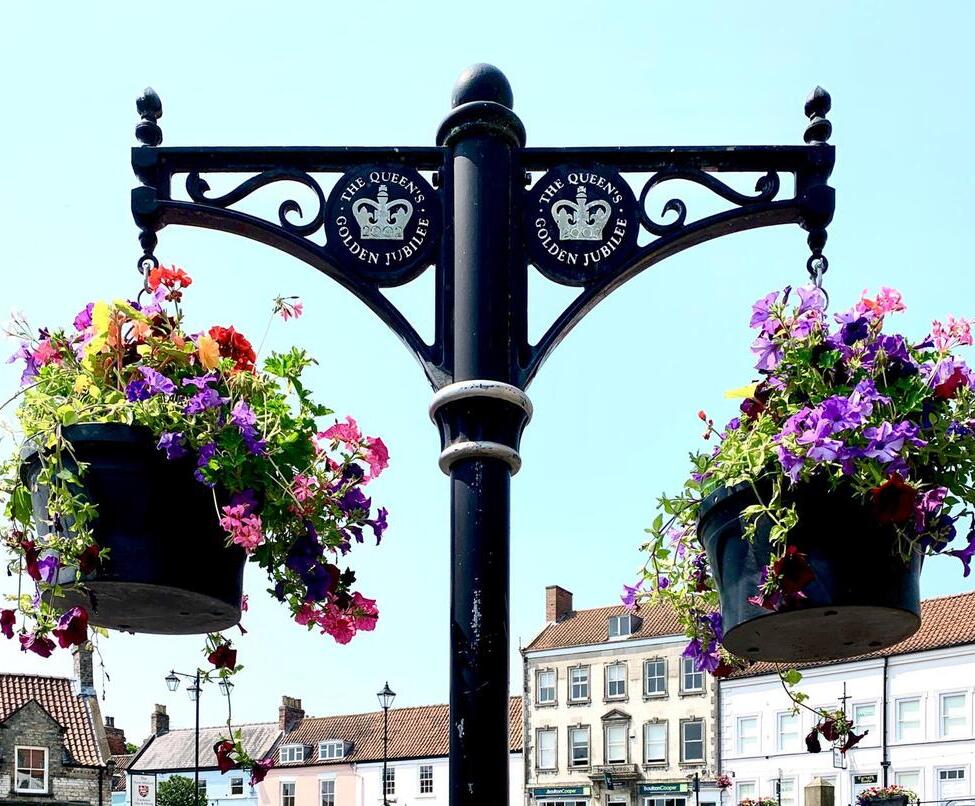 Hanging baskets for floral displays | Plantscape | ESI External Works