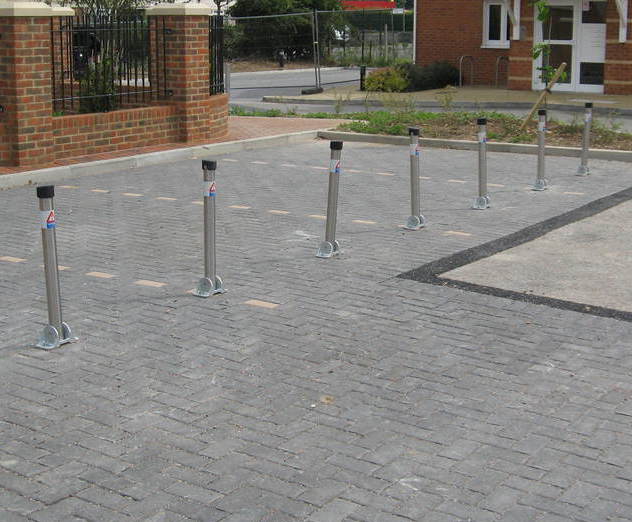 AUTOPA hinged lockable parking posts | AUTOPA | ESI External Works