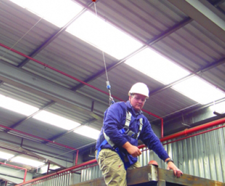 KeeLine® Overhead fall protection system | Safesite | ESI Building Design