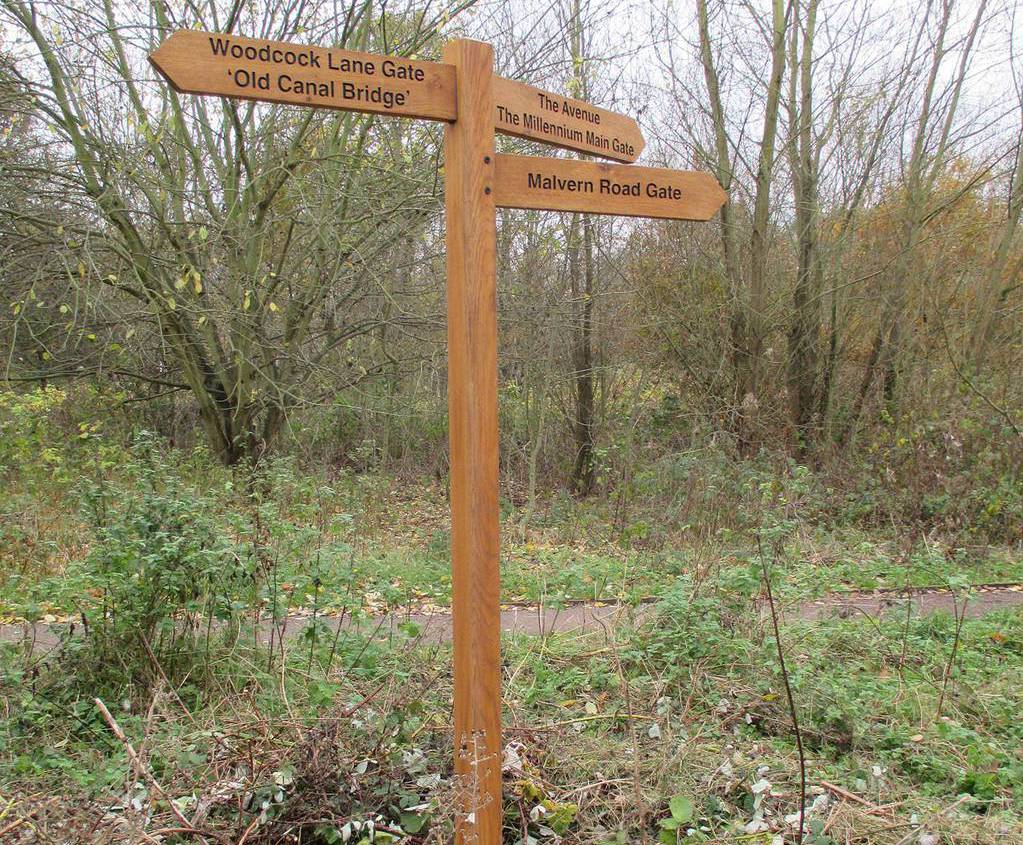Solid Oak Directional Fingerposts Shelley Signs Esi External Works