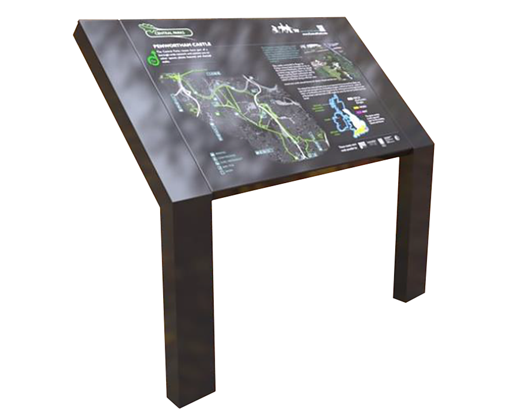 Sandford interpretational lectern | Signscape and Signconex | ESI ...