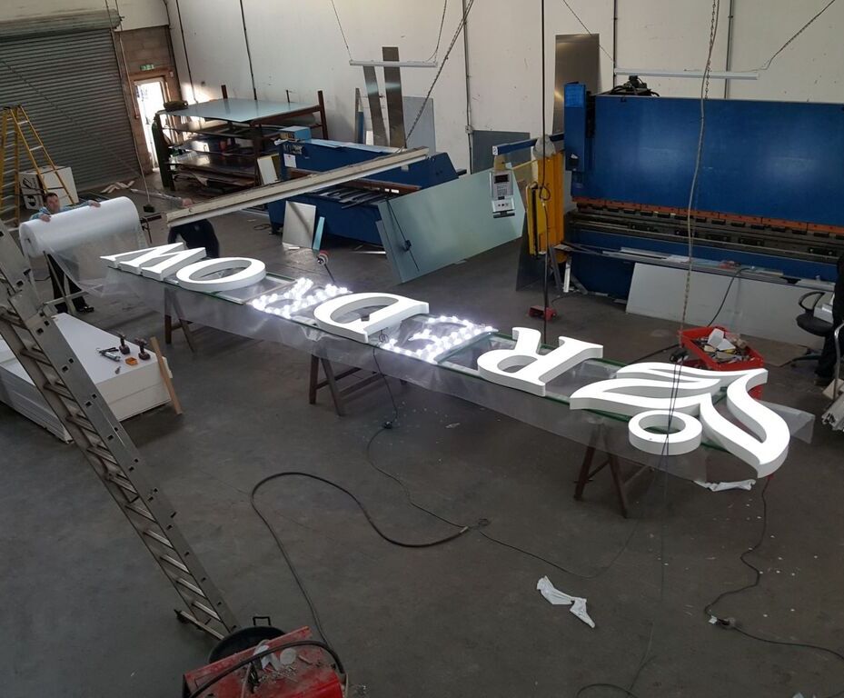 Bespoke lettering for signage | Signscape and Signconex | ESI External ...