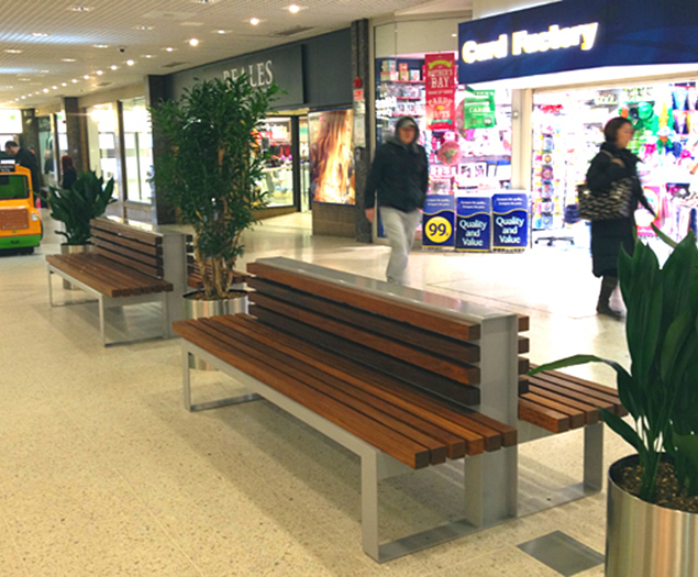 Wideboy concourse seating | Citysquared | ESI Interior Design
