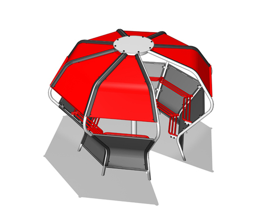 Pod modular youth shelter | Sutcliffe Play | ESI External Works