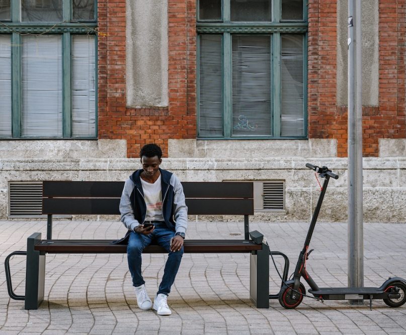 Steora Cyclo bench with cycle parking and tool kit | Environmental ...