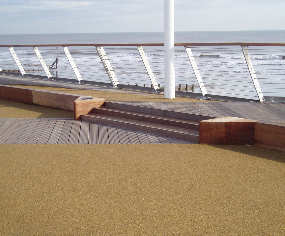 Hardwood timber decking | Woodscape | ESI External Works