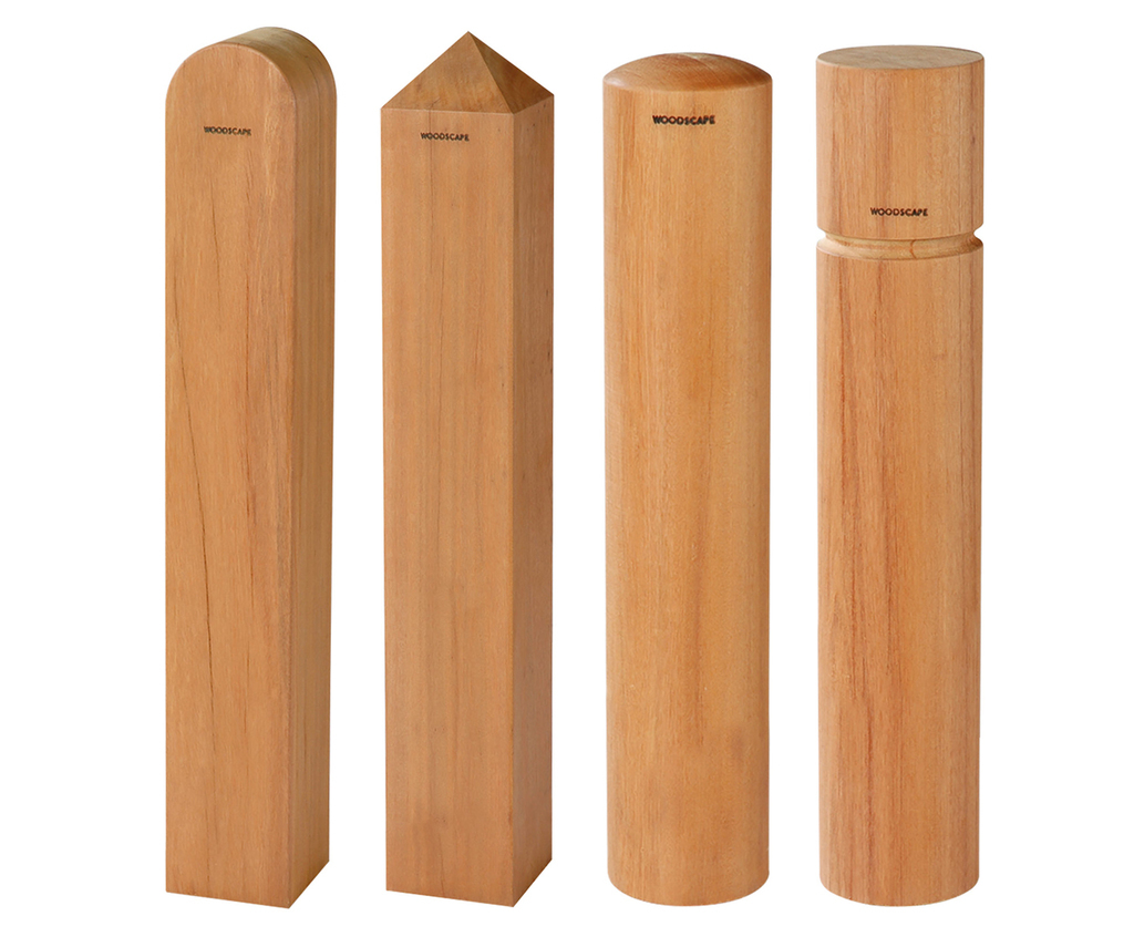 Round profile hardwood bollard | Woodscape | ESI External Works