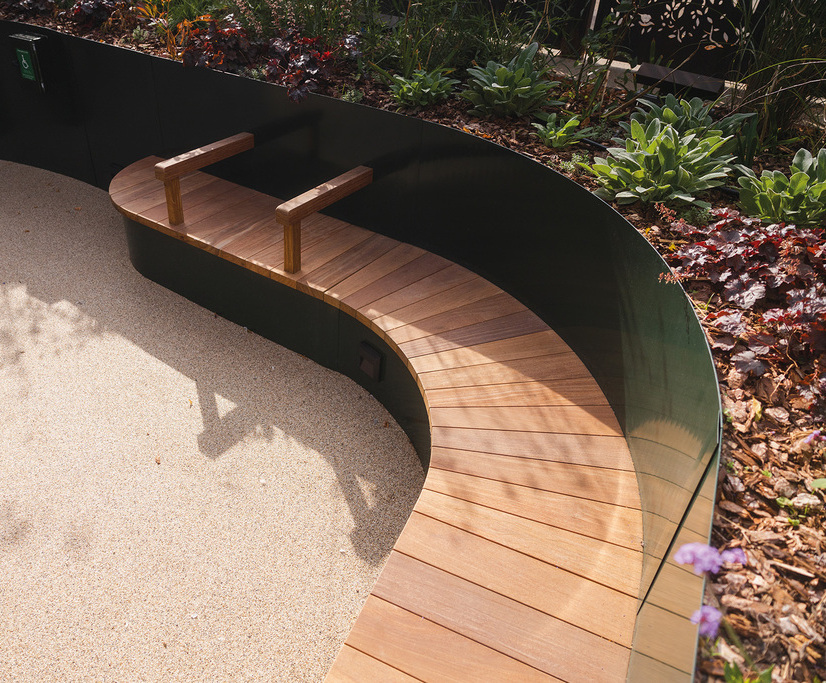 Planter seats for outdoor space at Midlands Arts Centre | Woodscape ...