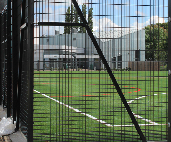 Multi-purpose sports pitches for Wolverhampton Academy | Zaun | ESI ...