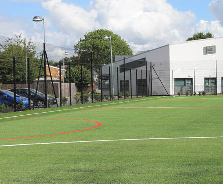 Multi-purpose sports pitches for Wolverhampton Academy | Zaun | ESI ...