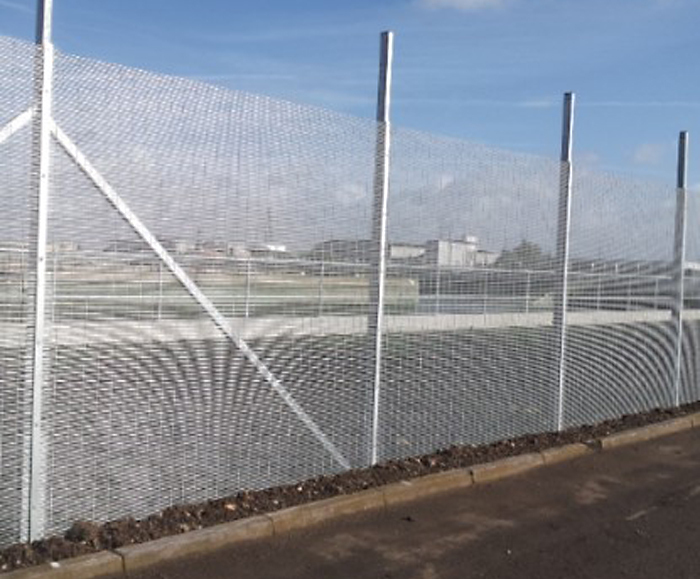 HiSec 358 - welded mesh security fencing system | Zaun | ESI External Works