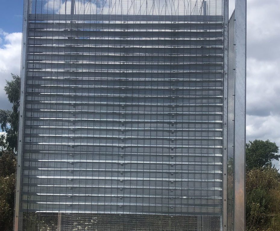 Innovative High Security Privacy Louvre System | Zaun | ESI External Works