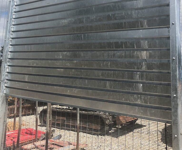 Innovative High Security Privacy Louvre System | Zaun | ESI External Works