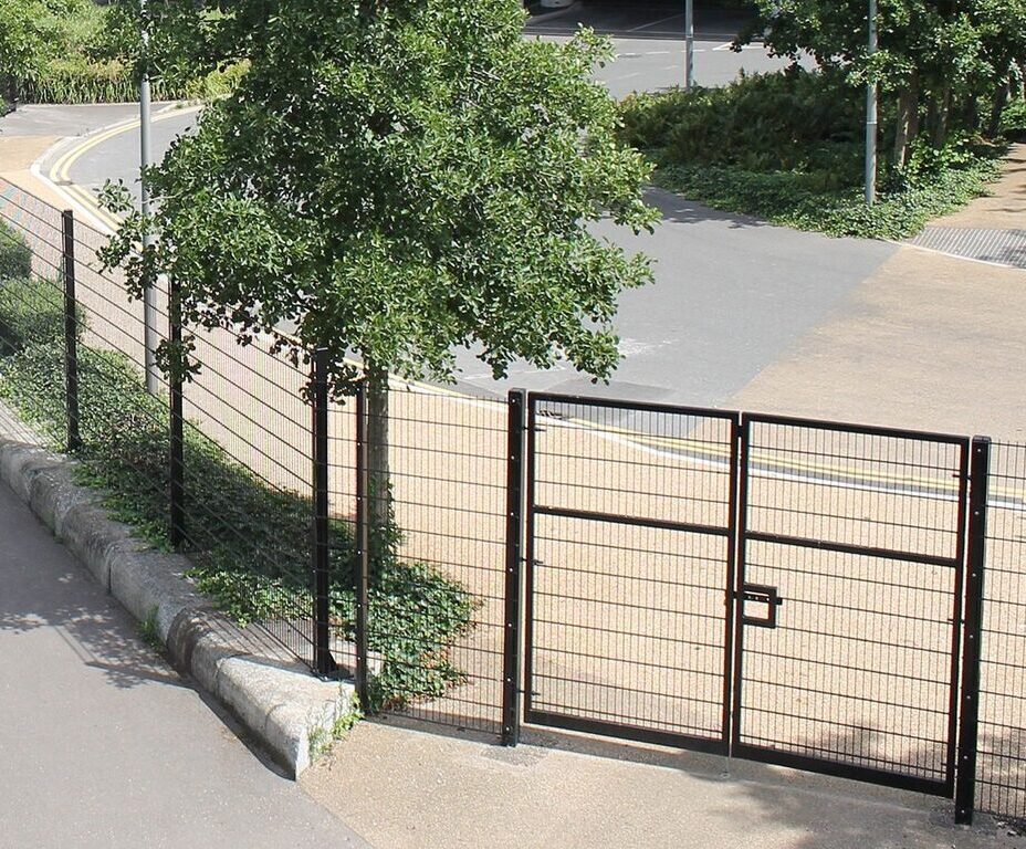 Twin-wire vehicle gates | Zaun | ESI External Works