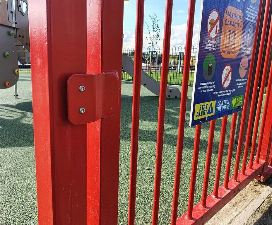 KinderGate self-closing playground gate | Zaun | ESI External Works