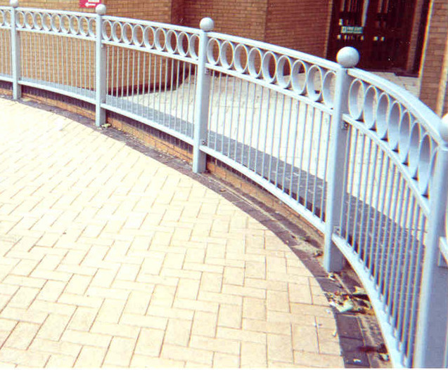 Decorative pedestrian guardrails | Alpha Rail | ESI External Works