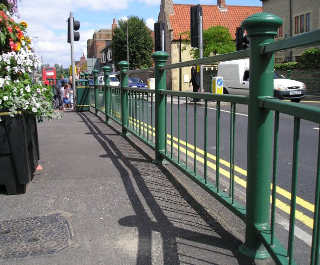 Decorative pedestrian guardrails | Alpha Rail | ESI External Works