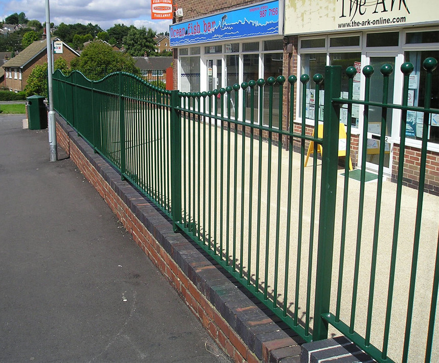 Bespoke metal railings | Alpha Rail | ESI External Works