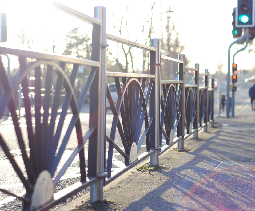 Decorative pedestrian guardrails | Alpha Rail | ESI External Works