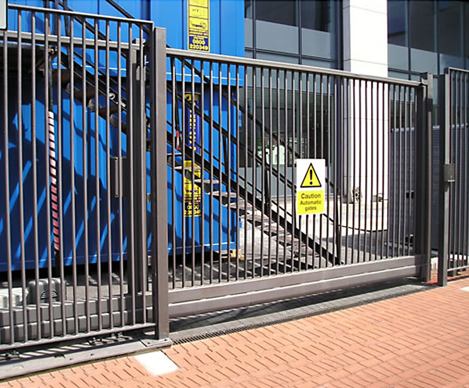 CG1000 automatic cantilever sliding security gate | Avon Barrier | ESI ...