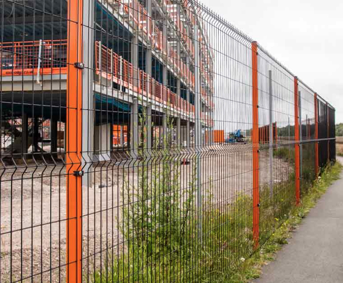 VGuard - economic GP rigid panel mesh fence with V Beam | Barkers ...