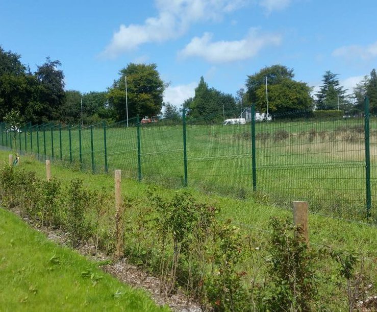 Resilient VGuard mesh fencing for RHS garden | Barkers Fencing | ESI ...