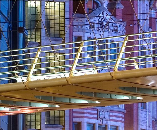 Bespoke butterfly arch bridge, Manchester Piccadilly | CTS Bridges ...