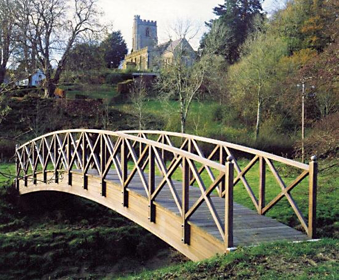 Bespoke ornamental footbridges | CTS Bridges | ESI External Works