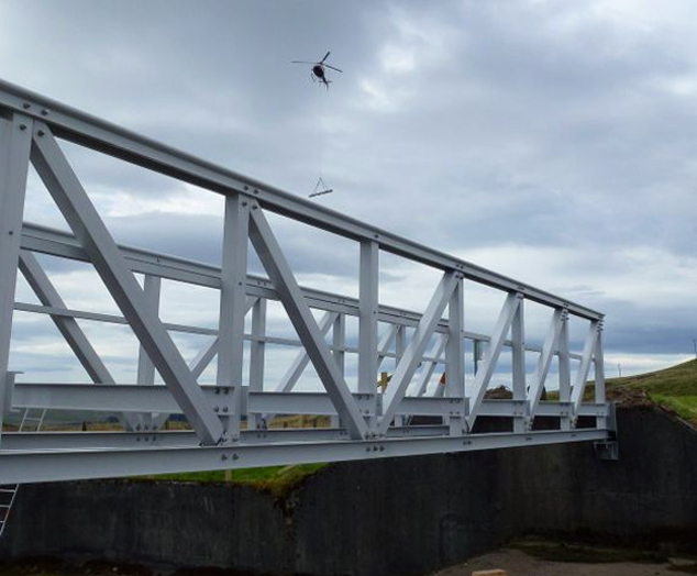 FRP bridges installed by helicopter - Scotland | CTS Bridges | ESI ...
