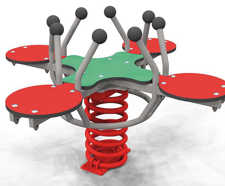 Unique Beetle quartet spring rocker | eibe Play Ltd | ESI External Works