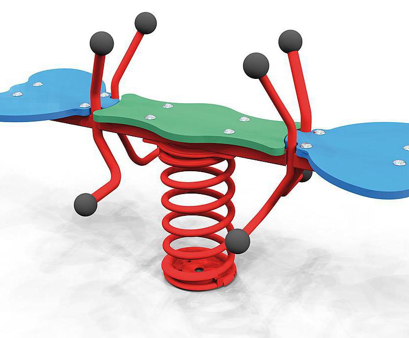 Unique Bumble Bee double spring rocker | eibe Play Ltd | ESI External Works