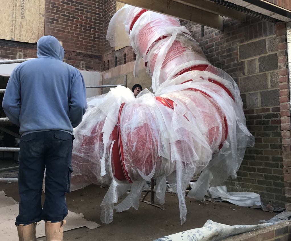 Bespoke indoor tube slide installed in family home | eibe Play Ltd ...