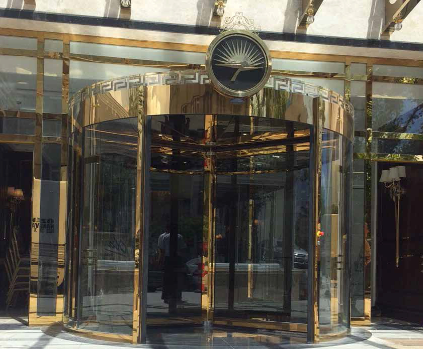 TSA 355 automatic or manual revolving door system | GEZE UK | ESI ...