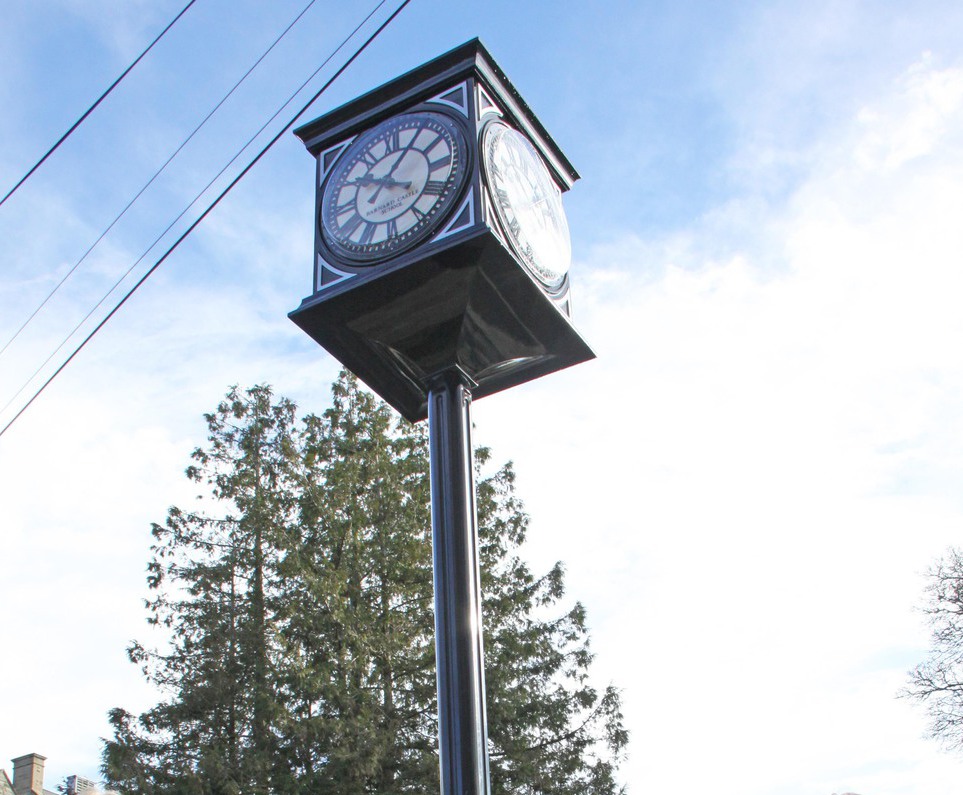 5m-high pillar clock for County Durham school | Good Directions | ESI ...